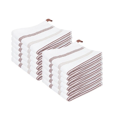 Sloppy Chef Premier Dishcloth (12 Pack), 100% Ringspun Cotton, 13x13 ...