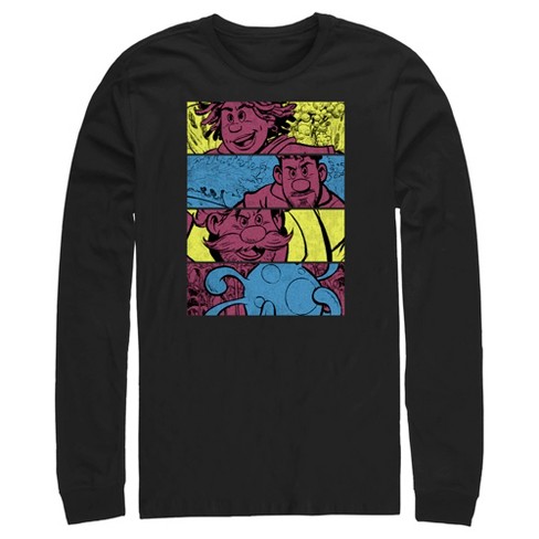 Men's Disney Strange World Clade Family Comic Strips Long Sleeve Shirt ...