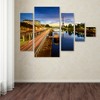 Trademark Fine Art -mathieu Rivrin 'blue Hour In Paris' Multi Panel Art ...