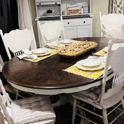 Cotton Flower Printed Fused Placemat Yellow - Threshold™ : Target