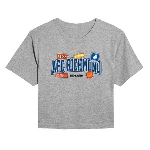 Women's - Ted Lasso - AFC Richmond Patch Cropped Graphic T-Shirt : Target