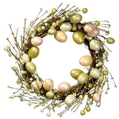 20" Easter Eggs Wreath - National Tree Company : Target