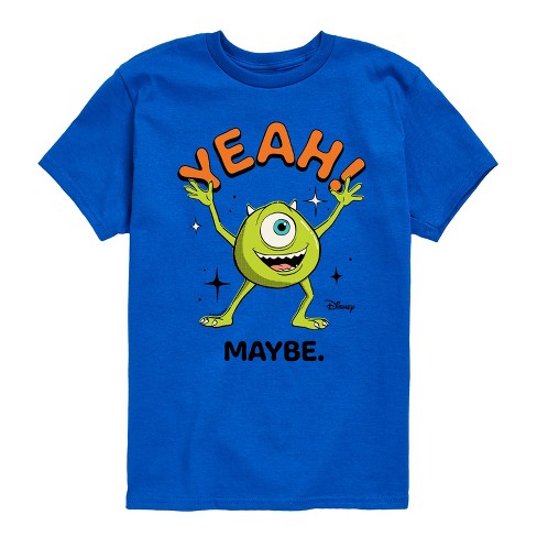 Disney Mike Yeah Maybe Short Sleeve Graphic T-shirt - Royal Blue - 4t ...