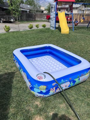Poolmaster 53" X 16" Inflatable Kiddie Swimming Pool For Big Fun Summer ...