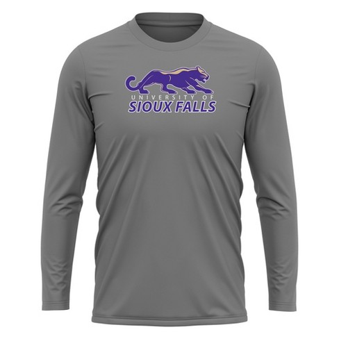 University Of Sioux Falls Adult Sport Long Sleeve Shirt Primary Logo ...