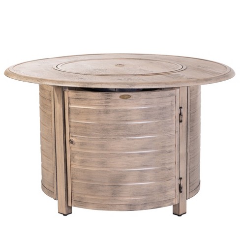 Fire Sense 42” Thatcher Aluminum Gas Fire Pit 55,000 Btu Multi ...