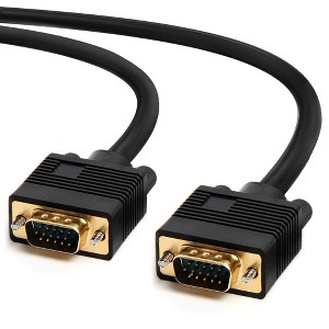 Cmple - VGA SVGA Cable Gold Plated Connectors Male to Male Support Full ...