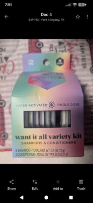 gemz Shampoo and Conditioner Want it All Variety Kit, Color Safe - 11ct ...