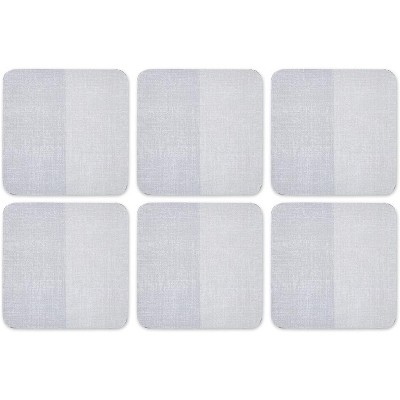 Pimpernel Go Neutral Coasters, Set Of 6, Cork Backed Board, Heat And ...