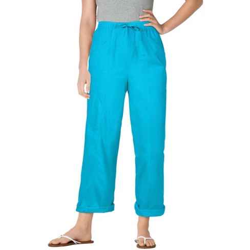 Woman Within Women's Plus Size Tall The Boardwalk Pant - 28 T, Pretty ...