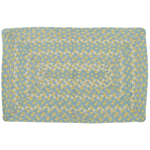 Park Designs Blue And Yellow Cottage Braided Rectangle Rug 20 In X 30 ...