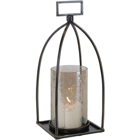 Uttermost Riad Dark Bronze And Glass Votive Candle Holder : Target