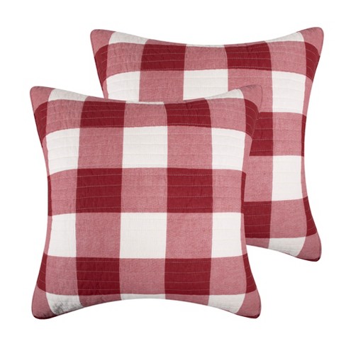 Winter Sleigh Ride Red Euro Sham Set Of 2 - Levtex Home : Target