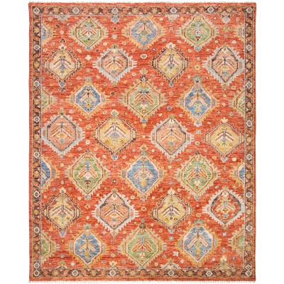 Classic Vintage Clv224 Loomed Indoor Area Rug - Rust/brown - 9'x12 ...