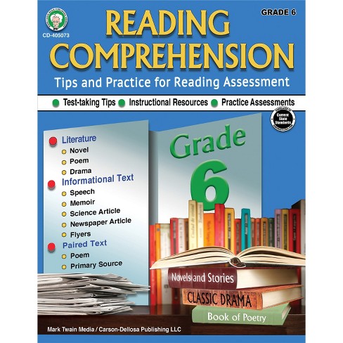 Mark Twain Media Reading Comprehension Workbook, Grade 6 : Target