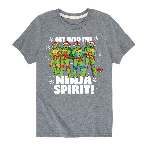 Boys' Teenage Mutant Ninja Turtles Get Into The Ninja Spirit Short Sleeve Graphic T-shirt ...