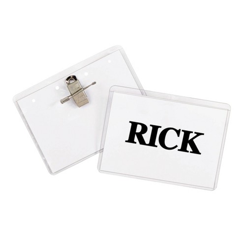 Name Tag Clips And Pins
