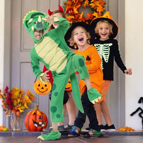 Whizmax Triceratops Deluxe Kids Dinosaur Costume For Halloween Dinosaur ...