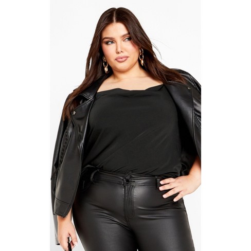 Women's Plus Size Katalina Cami - Black | City Chic : Target