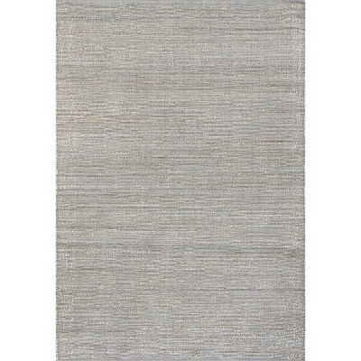 Nuloom Elfriede Farmhouse Jute Blend Area Rug 5' X 8' In Gray : Target