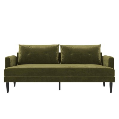 Green velvet couch target store