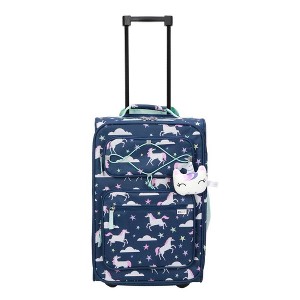 Crckt Kids Softside Carry On Suitcase Unicorn Cloud