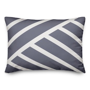 Creative Products Diagonal Stripes Indoor / Outdoor Throw Pillow : Target