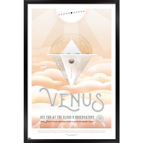 Trends International Nasa - Venus Travel Poster Framed Wall Poster ...