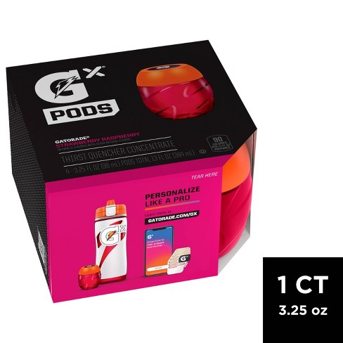 Gatorade Strawberry Raspberry Gx Pod Sport Drink - 4pk/3.25oz : Target