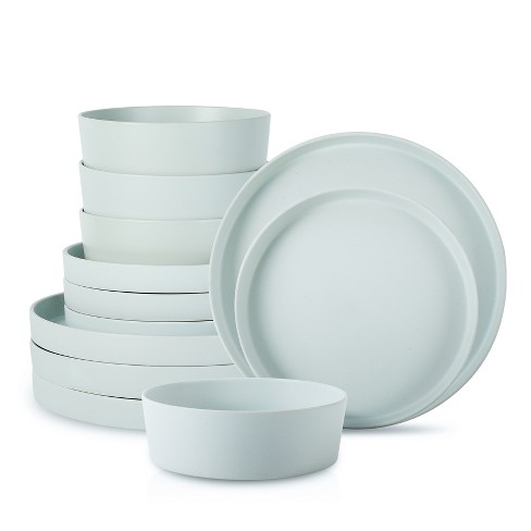 Stone By Mercer Project Modan 12-piece Dinnerware Set Stoneware ...