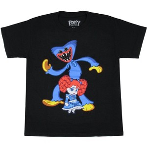 Poppy Playtime Boys' Poppy And Wuggy Character Graphic T-shirt (x-large ...