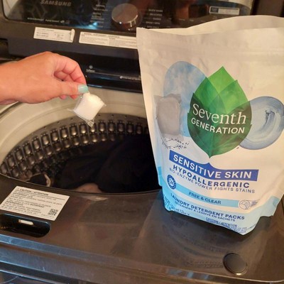 Seventh Generation Laundry Packs Free & Clear - 45ct/31.7oz : Target