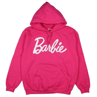 Barbie Women's Iconic Fashion Doll Logo Graphic Print Pullover Hoodie ...