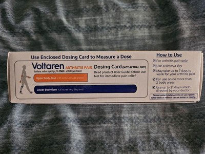 Voltaren Diclofenac Sodium Topical Arthritis Pain Relief Gel Tube - 5.3 ...