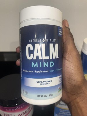 Natural Vitality Calm Mind Unflavored Magnesium Supplement Drink Mix ...