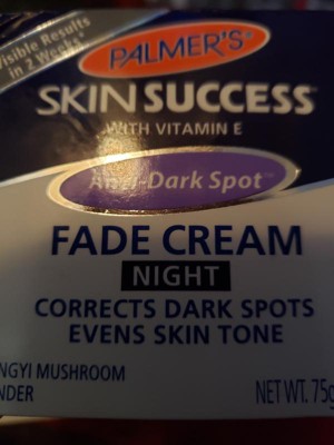 Palmers Skin Success Anti-dark Spot Nighttime Fade Cream Face Moisturizer - 2.7oz : Target