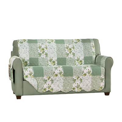 Collections Etc Hadley Quilted Furniture Slipcover Protectors Loveseat ...