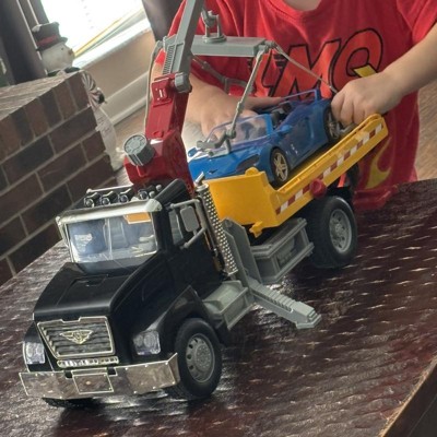 Driven By Battat – Large Toy Tow Truck With Car And Crane Arm : Target