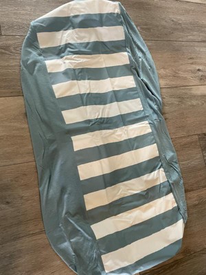 Wipeable Changing Pad Cover - Blue And White Stripes - Cloud Island ...