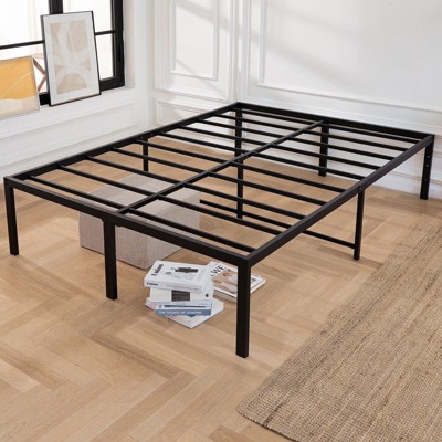 Lusimo 18 Inch Bed Frame Metal Platform Bed Easy Assembly Anti Slip ...