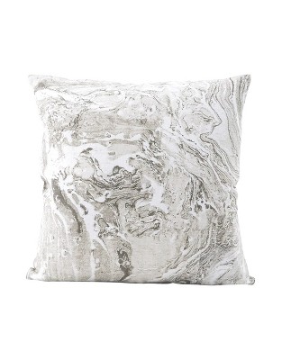 Pink Marbled Linen Down Alternative 20x20 Pillow - Anaya : Target