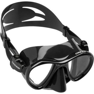 Cressi F-dual Mask And Supernova Dry Snorkel, Black/red : Target