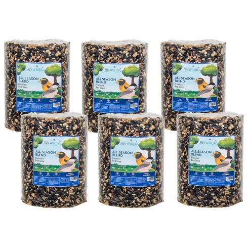 Jcs Wildlife All Season Blend Premium Bird Seed Large Cylinder, 4.5 Lb ...