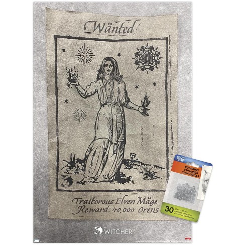 Trends International Netflix The Witcher Season 2 - Wanted Elven Mage ...