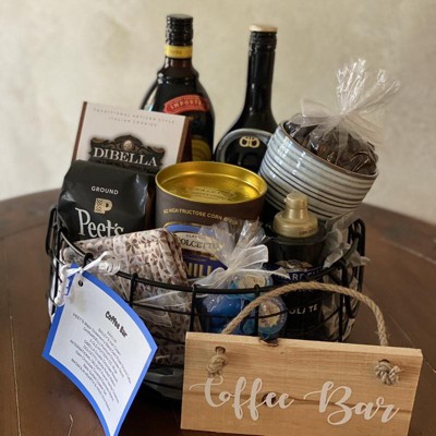 Large Round Wire Storage Basket With Handles Black - Hearth & Hand ...