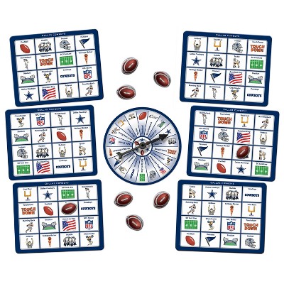 Masterpieces Officially Licensed Nfl Dallas Cowboys Bingo Game. : Target