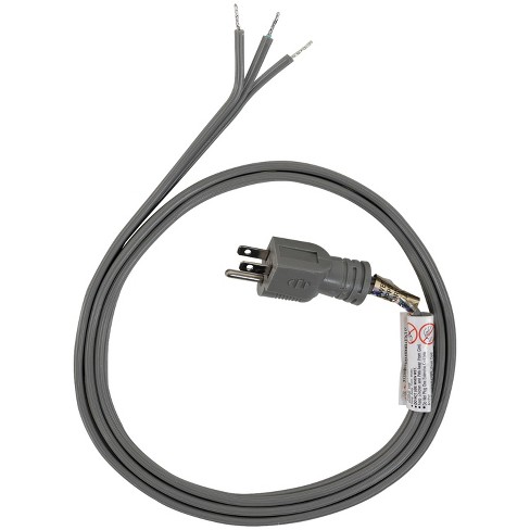 Certified Appliance Accessories® 15-amp Grounded Straight Plug Head ...