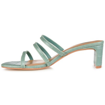 Journee Collection Women's Hariett Pump Green 8 : Target