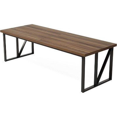 Tribesigns 8.7 Inches Rectangular Long Dining Table For 8-10 People ...