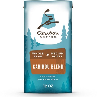 Caribou Coffee Caribou Blend Medium Roast Whole Bean Coffee - 12oz : Target